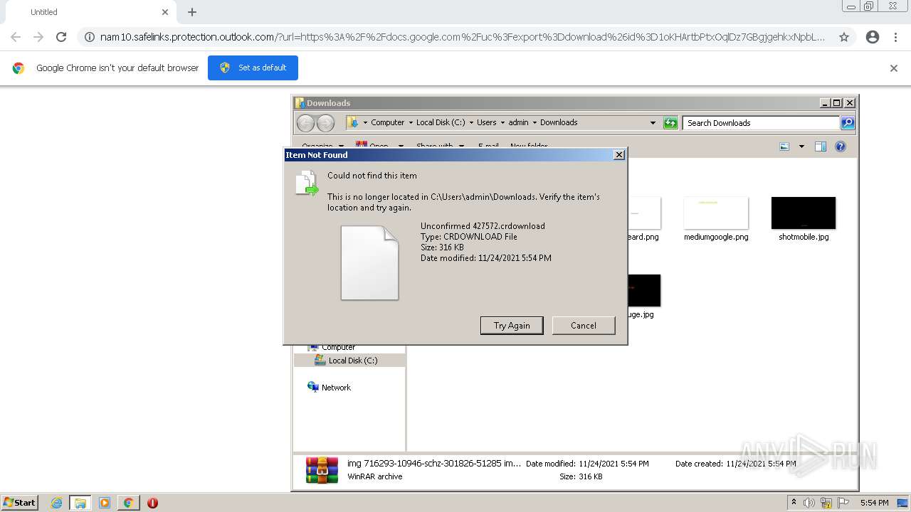 Malware analysis https://nam10.safelinks.protection.outlook.com/?url=https%3A%2F%2Fdocs.google ...