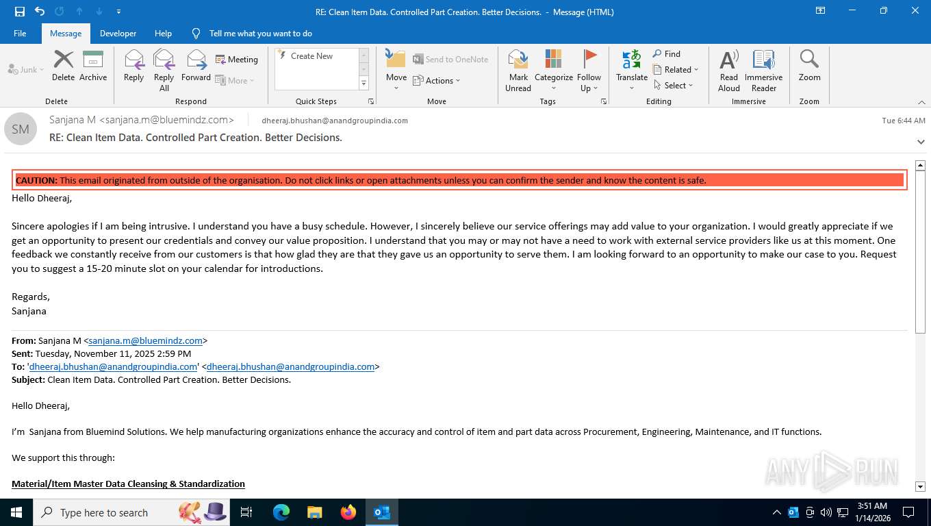 Malware analysis RE_ Clean Item Data. Controlled Part Creation. Better ...