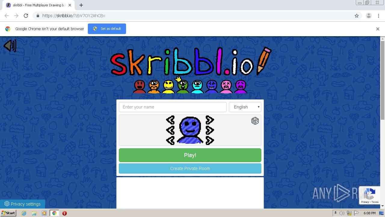 Malware analysis https://skribbl.io/?zbV7OY2AhC8x No threats detected ...