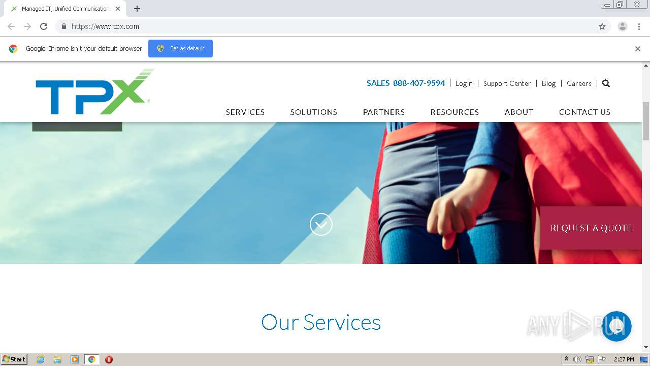 Malware analysis https://tpx.com/ Malicious activity | ANY.RUN ...