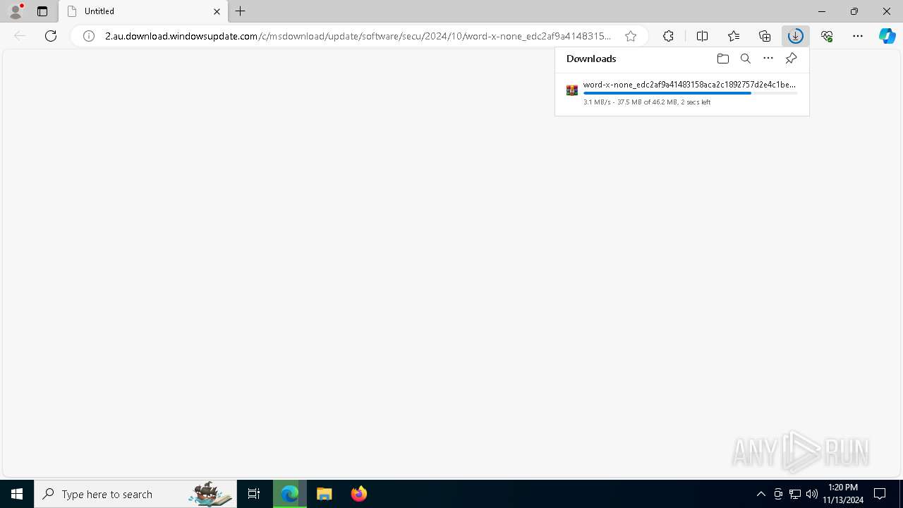 Malware analysis http://2.au.download.windowsupdate.com/c/msdownload ...