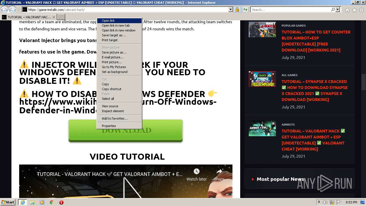 Malware analysis https://www.youtube.com/redirect?event=comments&redir_token ...