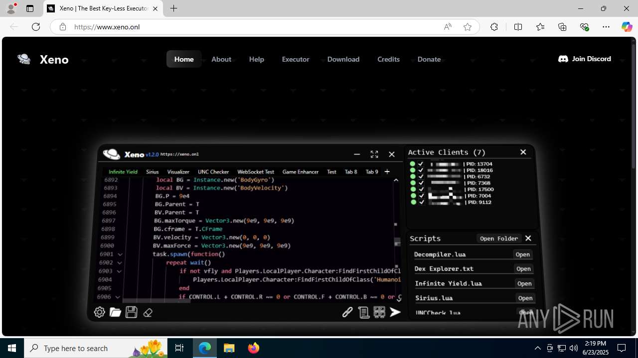 Malware analysis xeno.onl Malicious activity | ANY.RUN - Malware ...