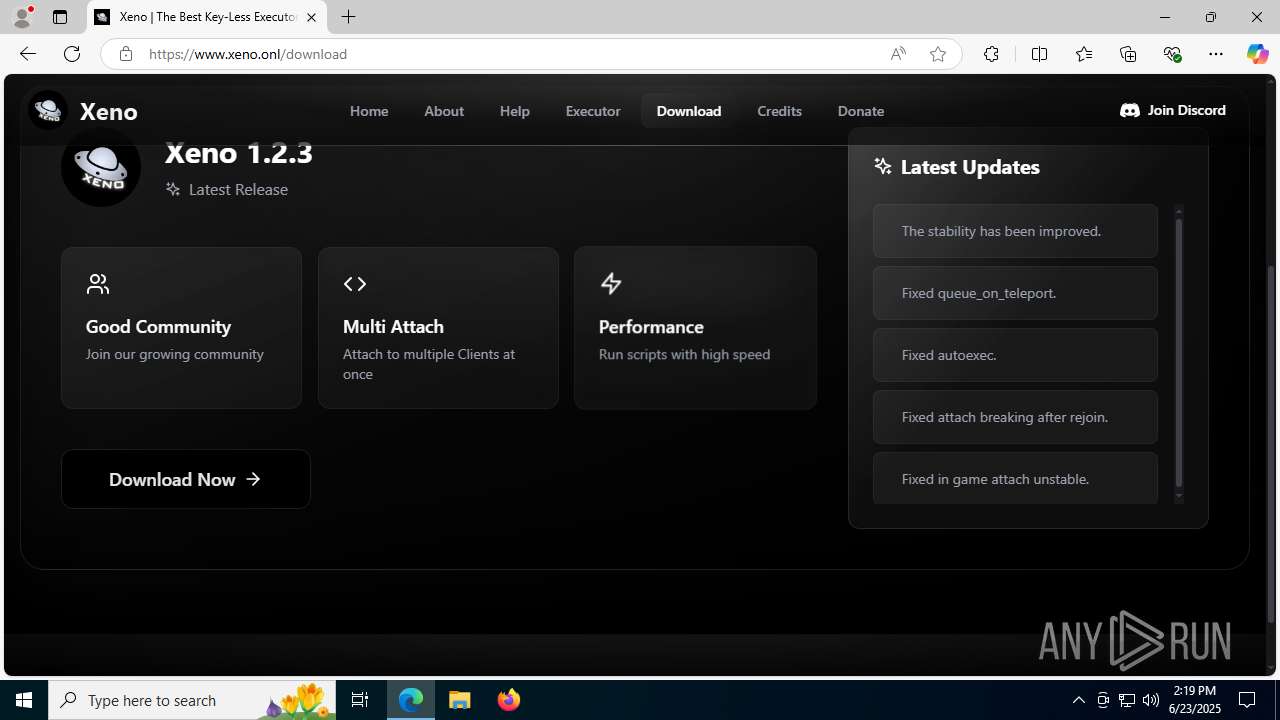 Malware analysis xeno.onl Malicious activity | ANY.RUN - Malware ...