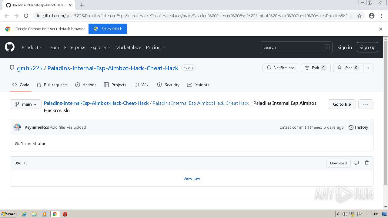 Malware analysis https://github.com/gmh5225/Paladins-Internal-Esp ...