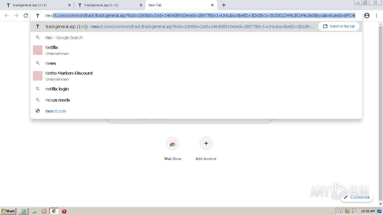 Malware analysis http://www.nexxt.com/common/track/trackgeneral.asp ...
