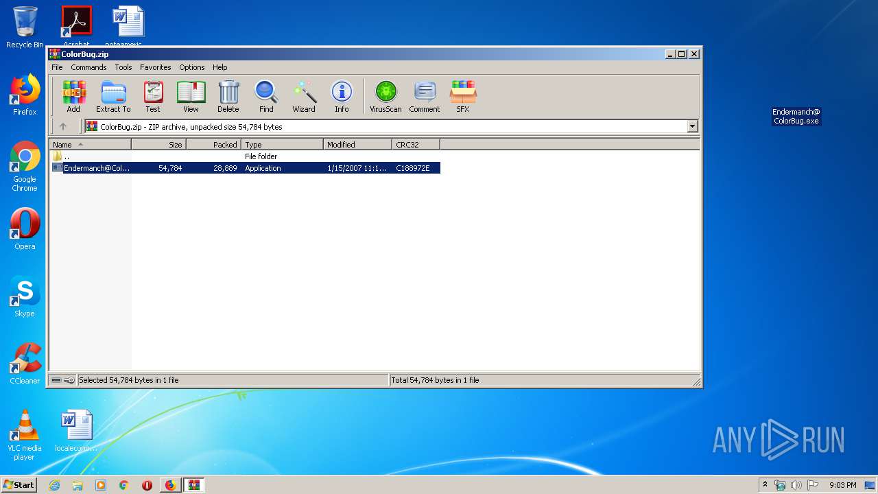 Malware analysis https://github.com/Endermanch/MalwareDatabase/raw/master/trojans/ColorBug.zip ...