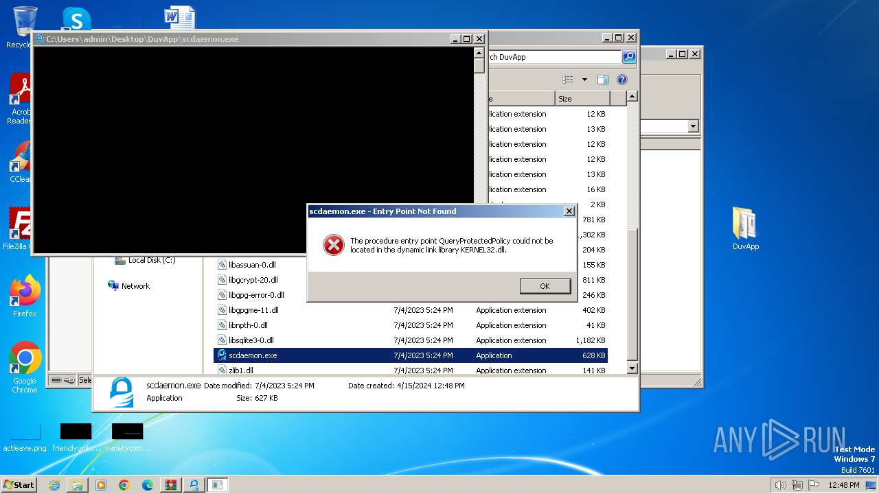 Malware Analysis Duvapp.zip Malicious Activity