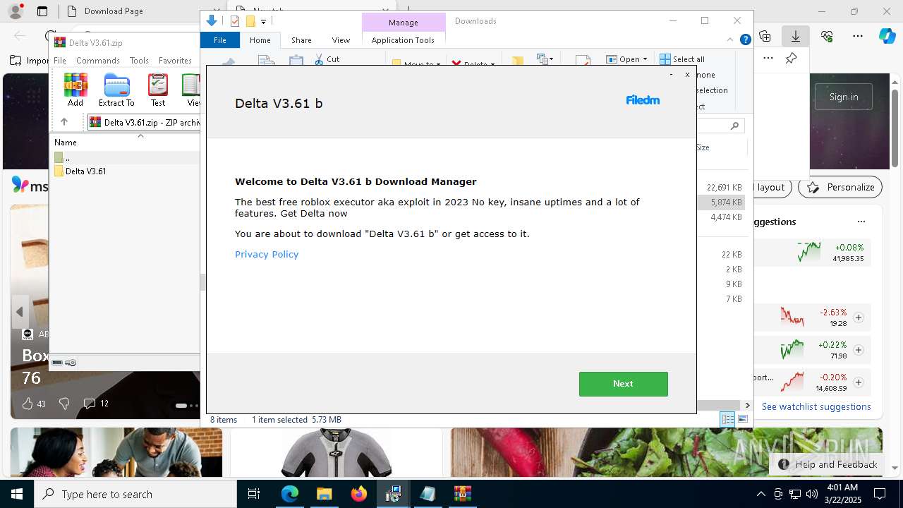Malware analysis deltaexploits.gg Malicious activity | ANY.RUN - Malware Sandbox Online
