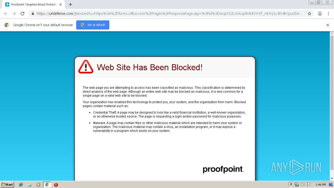 Malware analysis https://urldefense.com/v3/__https:/forms.office.com/Pages/ResponsePage.aspx?id ...
