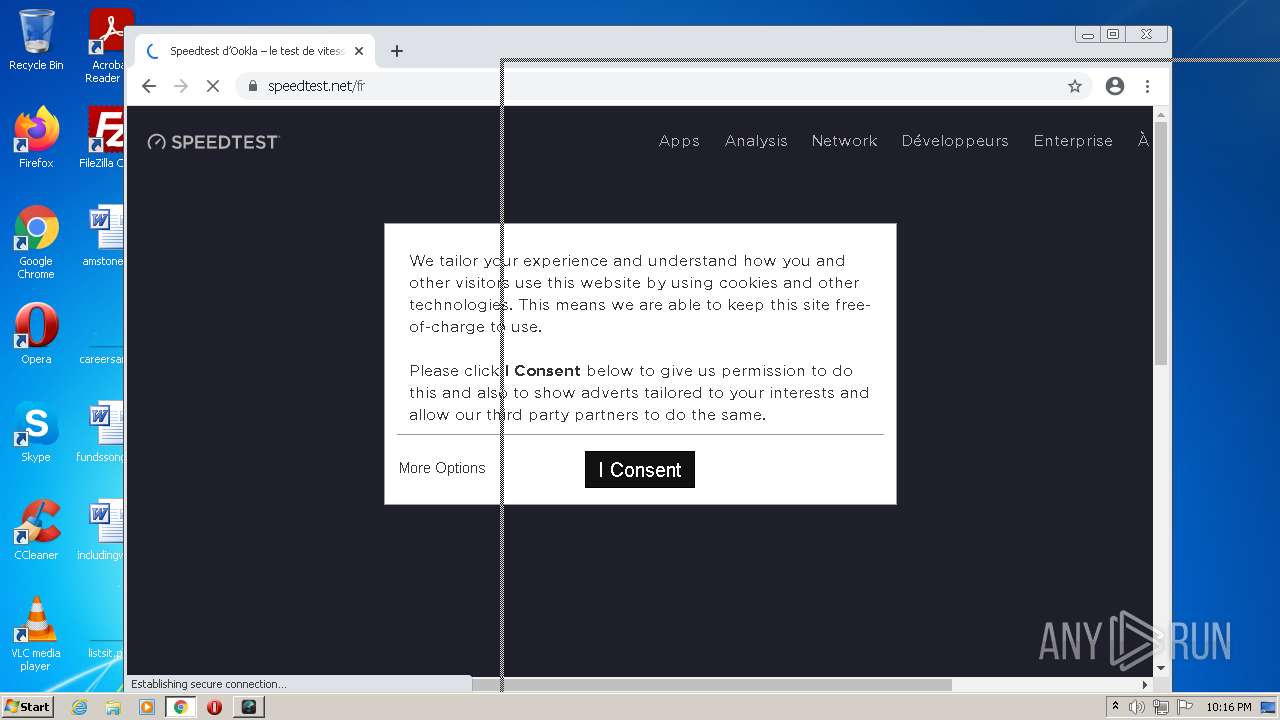 Malware analysis Speedtest Spoofer.exe Malicious activity | ANY.RUN ...