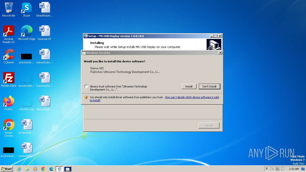 Malware analysis MSDisplay_MultiDev_v1.0.0.18.0 (1).exe Malicious ...
