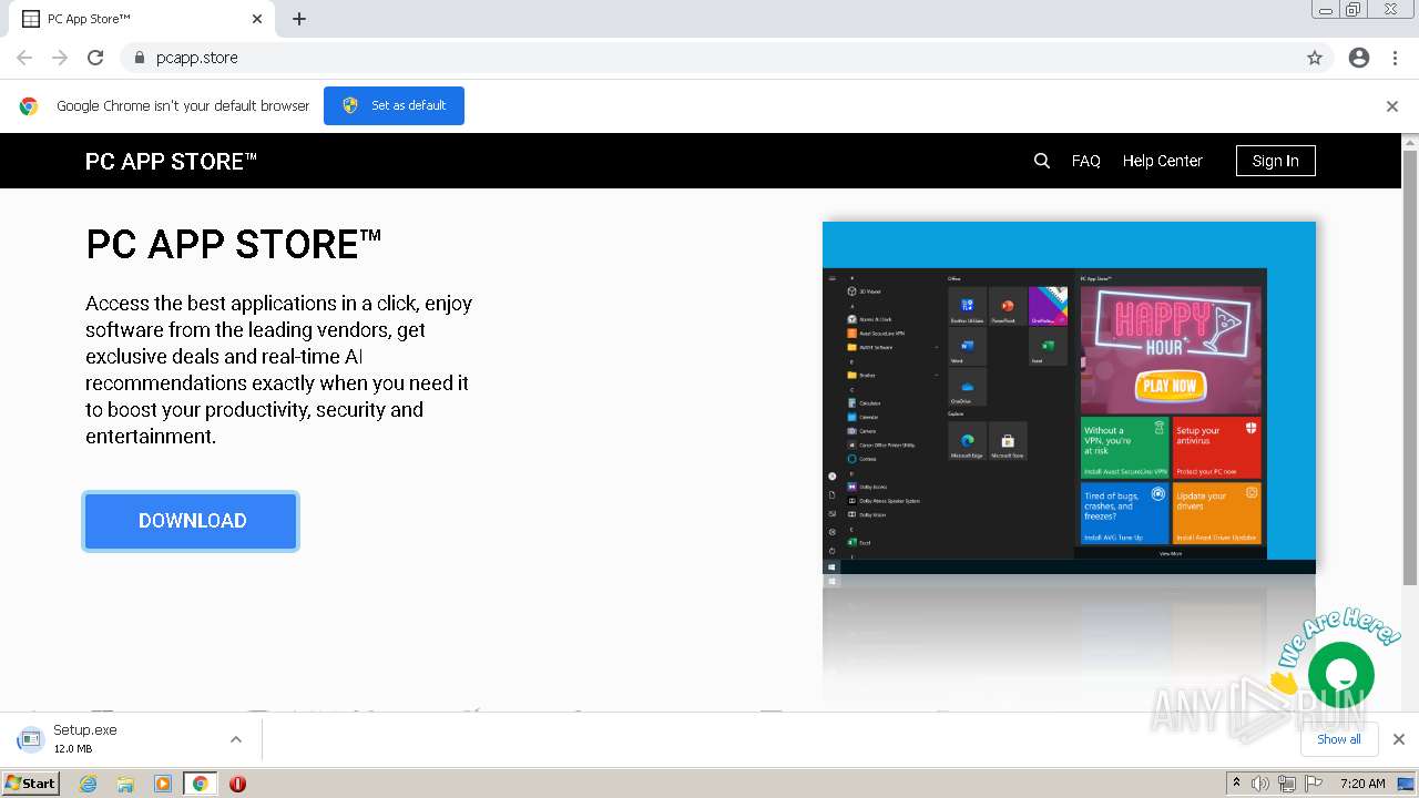 Malware analysis https://pcApp.store Malicious activity | ANY.RUN ...