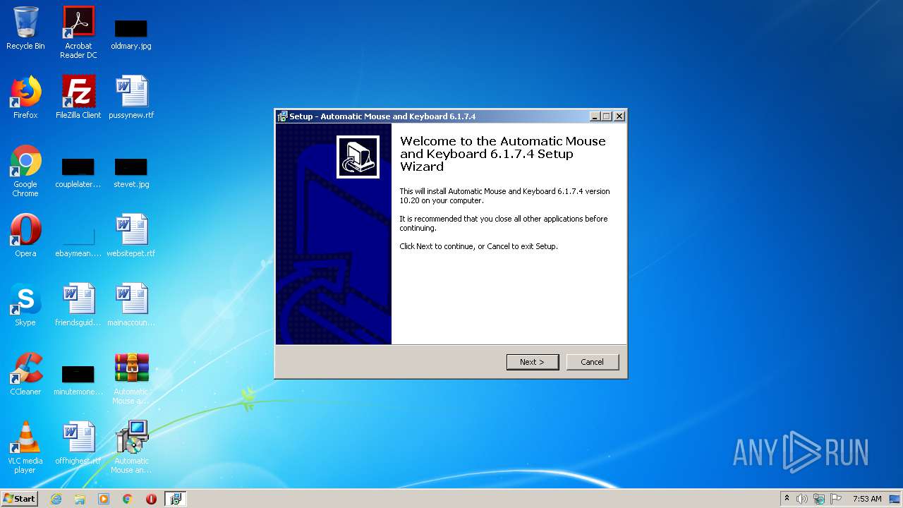 Analysis Automatic Mouse and Keyboard 6.1.7.4.zip (MD5 ...