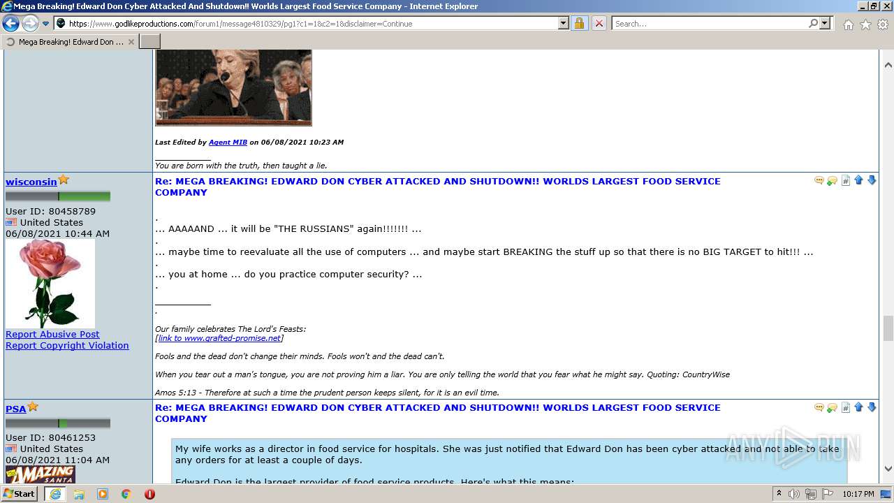 Malware analysis https://www.godlikeproductions.com/forum1 ...
